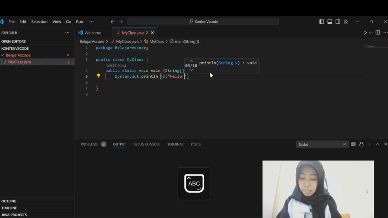 Cara Membuat Program Java Sederhana di Visual Studio Code - YouTube