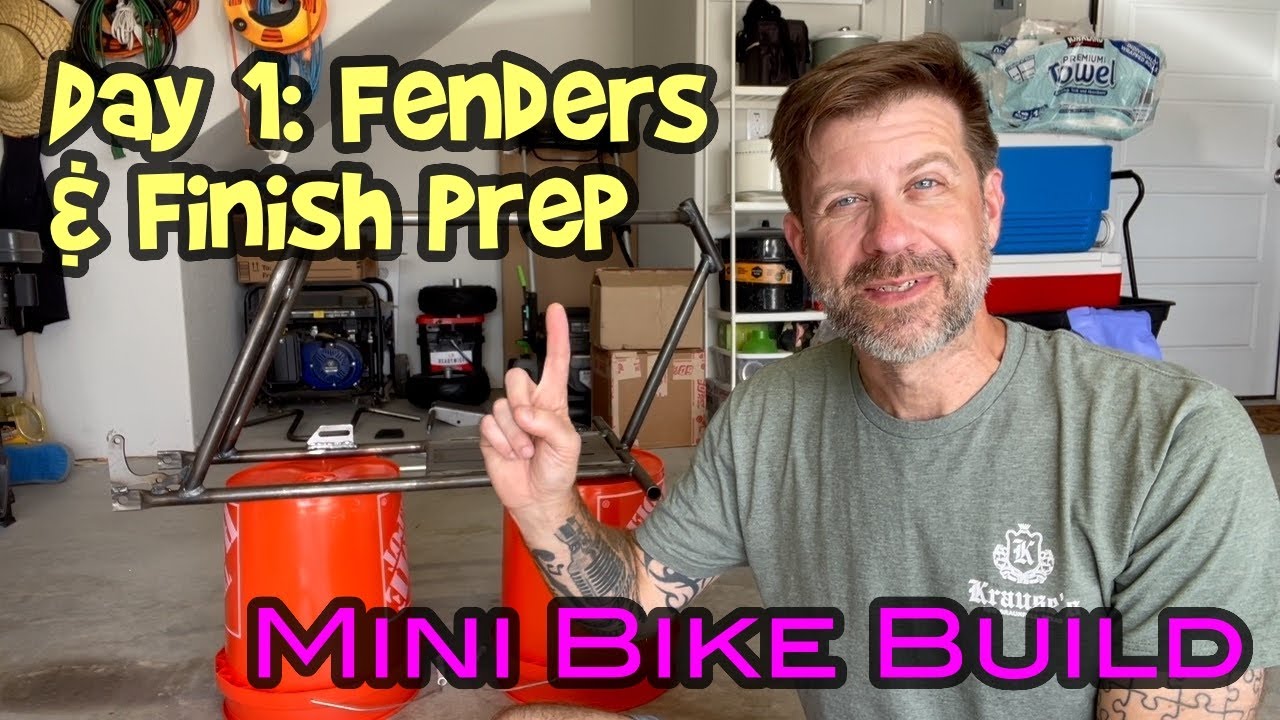Mini Bike Build #1: Rascal Lite Fenders & Finish Prep - YouTube