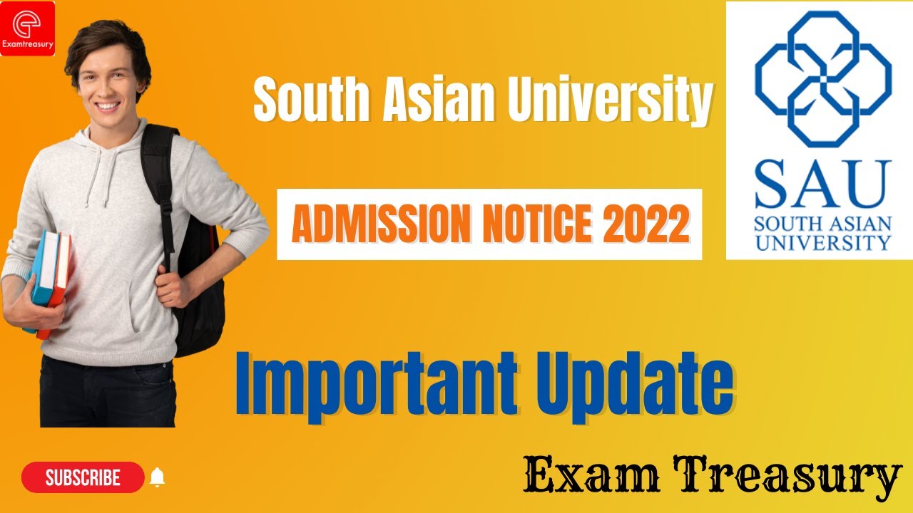 SAU Admission 2022-23 | Important Update - YouTube