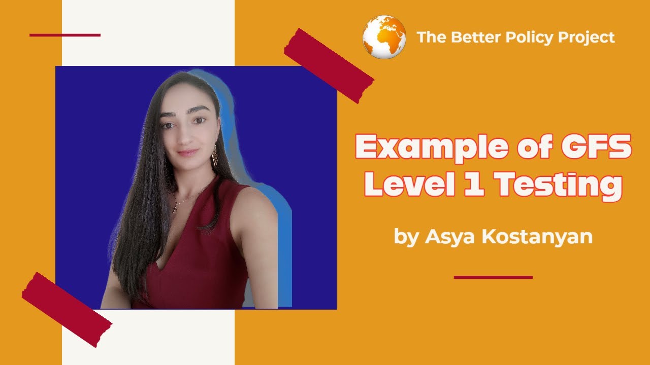 Example of GFS Level 1 Testing by Asya Kostanyan - YouTube