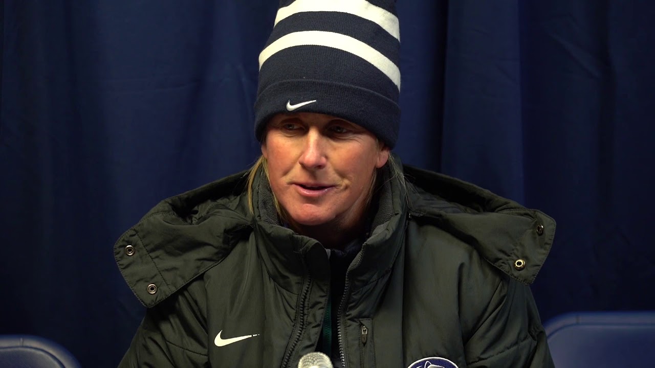 Penn State: Erica Dambach Postgame - YouTube