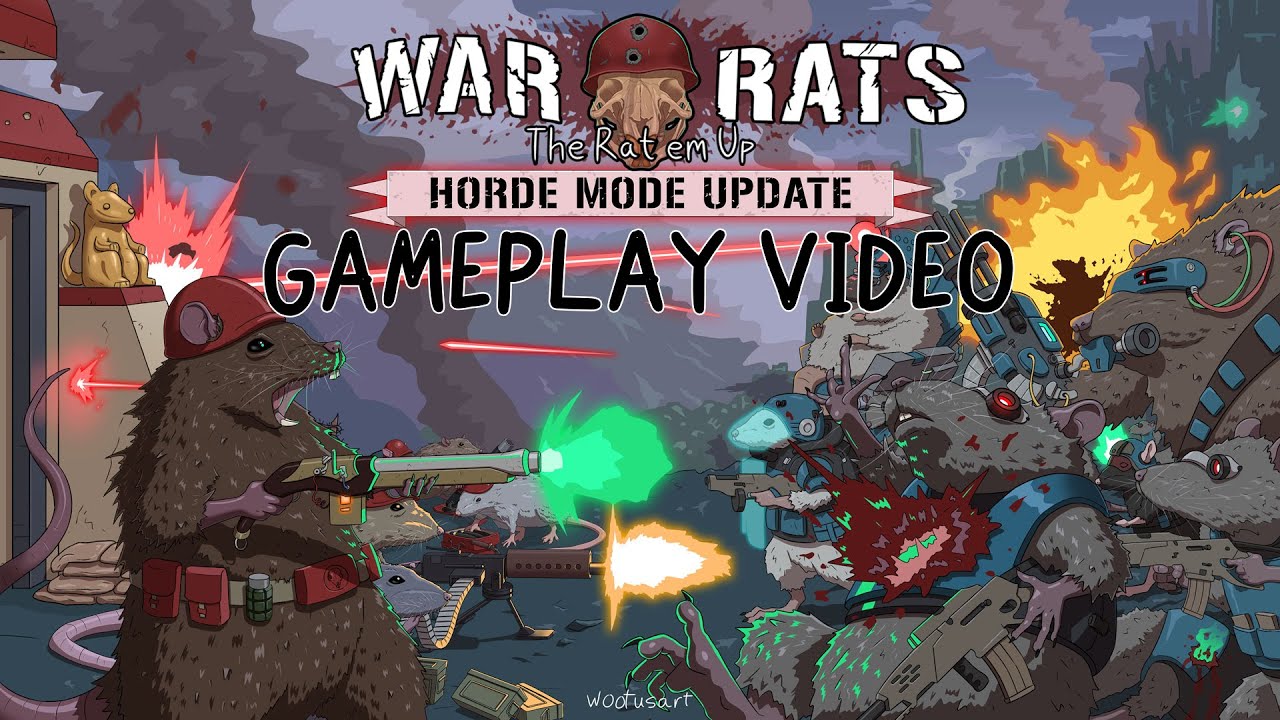 WAR RATS: The Rat em Up Horde Mode Gameplay - YouTube