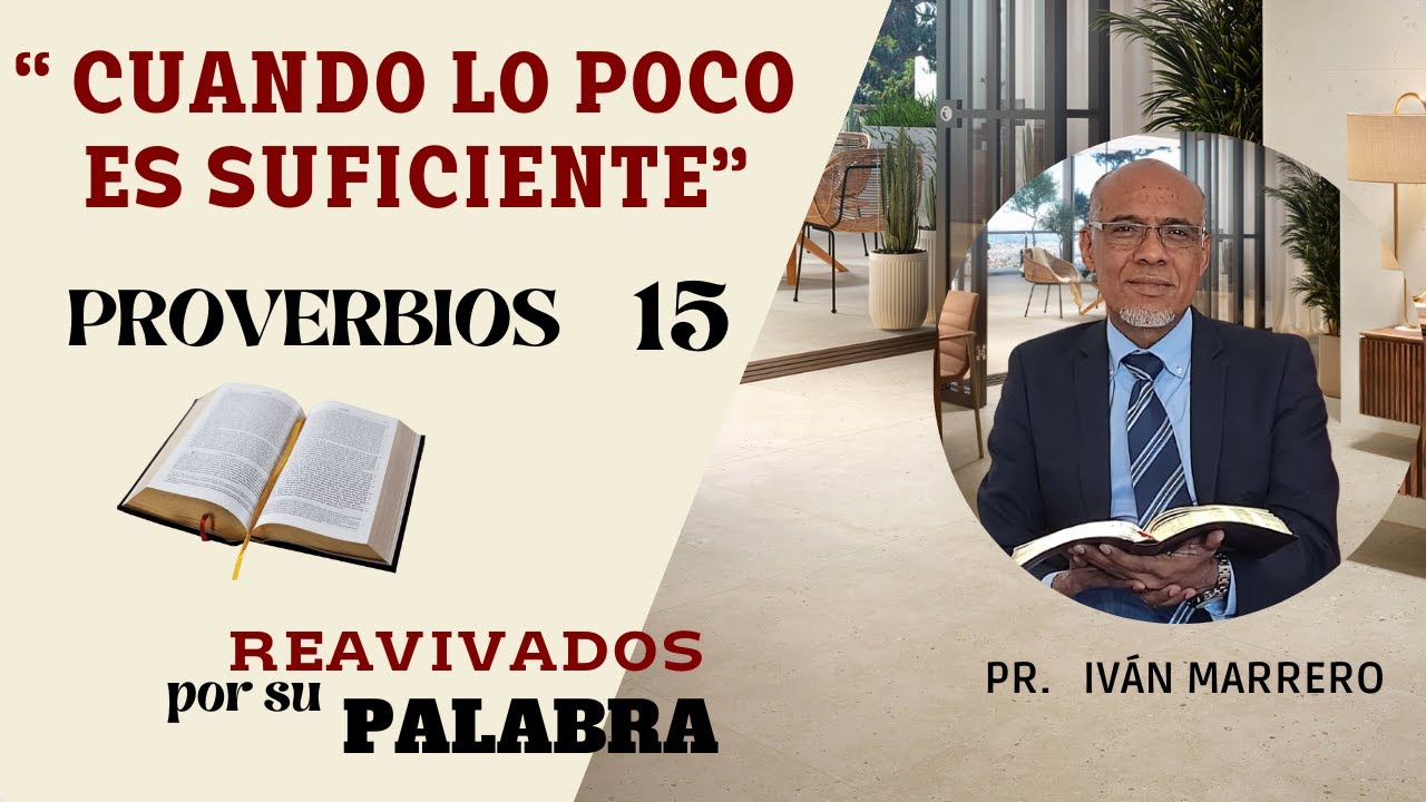CUANDO LO POCO ES SUFICIENTE|Pr. Iván Marrero|Reavivados por su Palabra ...