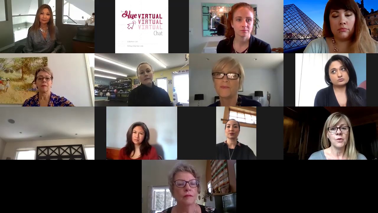 Hue Virtual Chat with Tracy Koga: Susie Erjavec Parker, Rana Bokhari ...