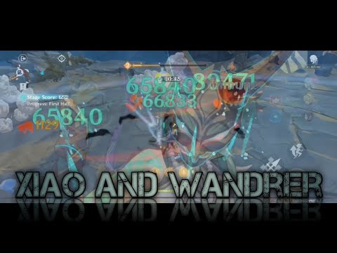 Xiao and Wanderer... Emo boys Combo Destroying Event Day 2. # ...