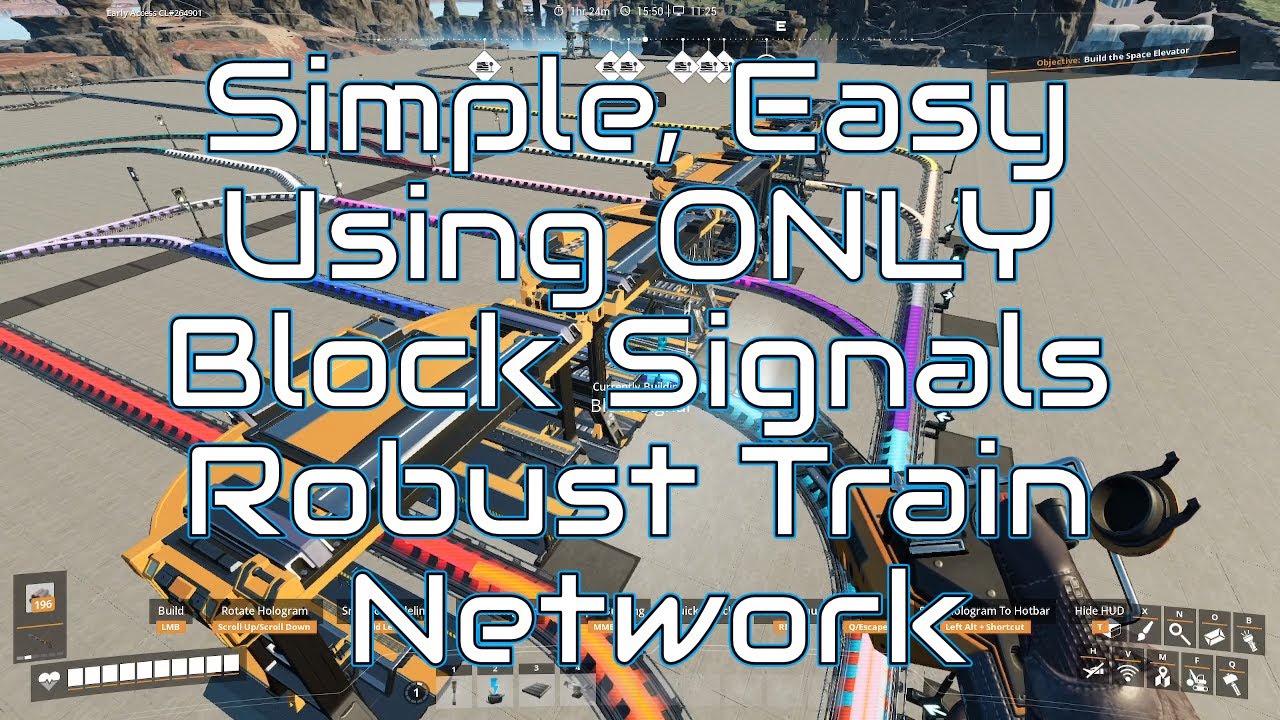 Basic One-Way Train Network Guide Using Block Signals - YouTube