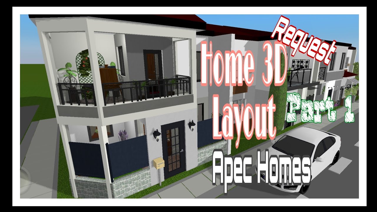 Home 3d layout request | Apec Homes | roms Culture | vlog#23 - YouTube