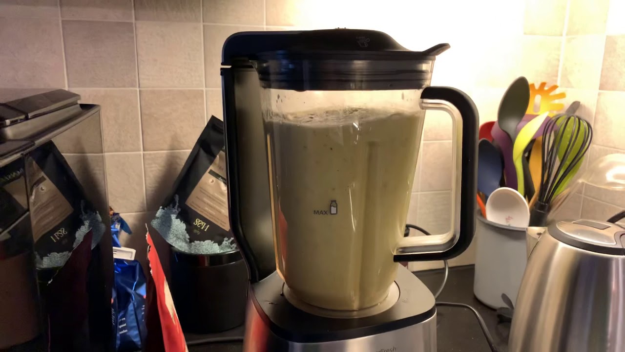 Smoothie time with mix fruits. - YouTube