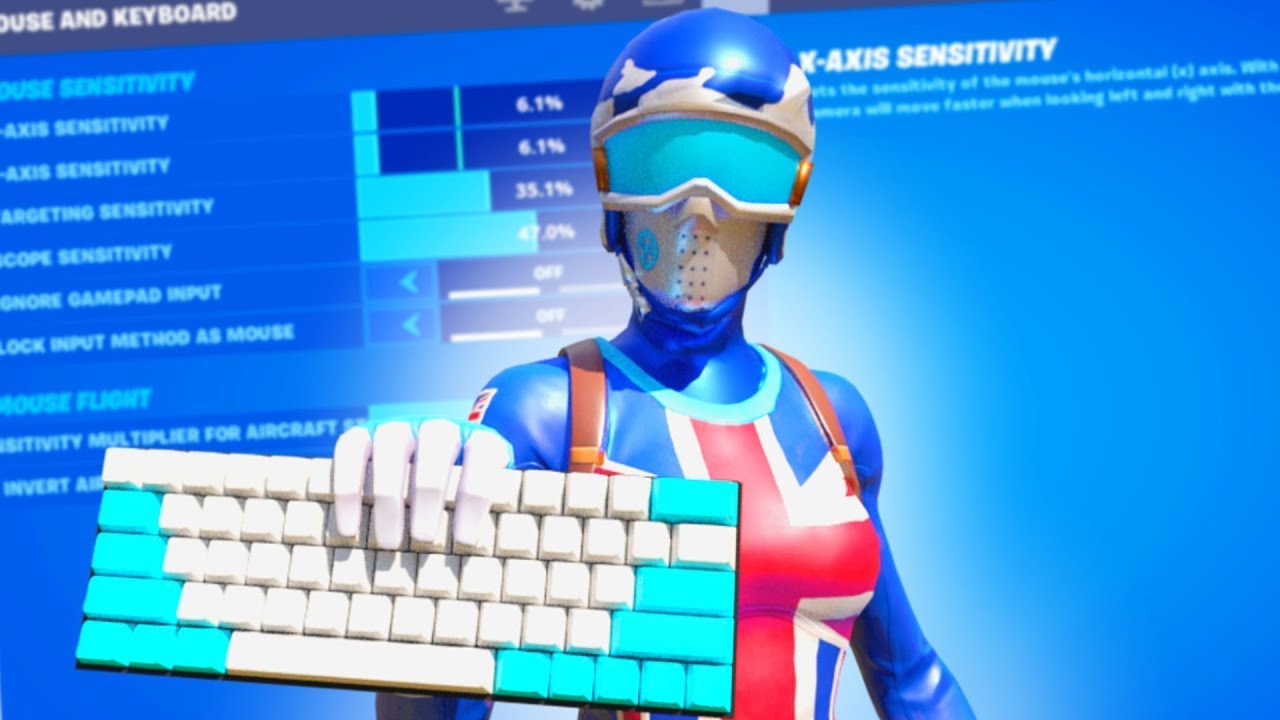 THE *BEST* Keyboard + Mouse Settings + DPI + Sensitivity (PC FORTNITE ...