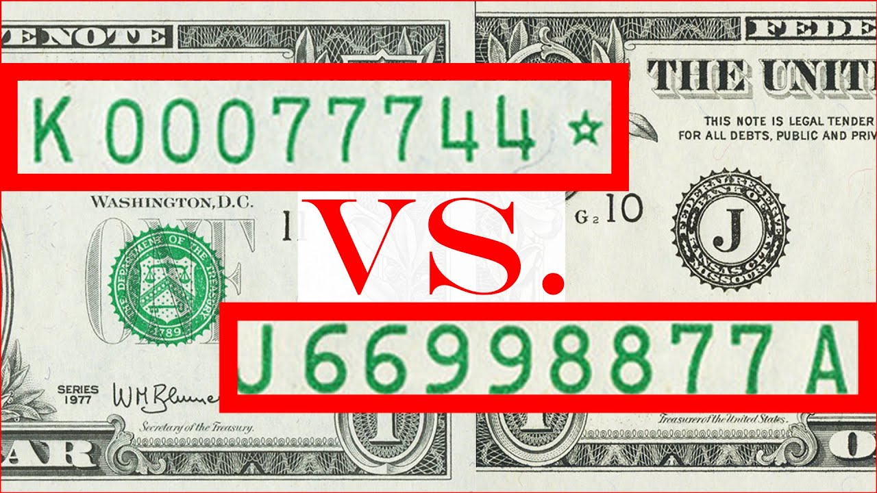 Which Fancy Serial Numbers Are The Rarest? - YouTube