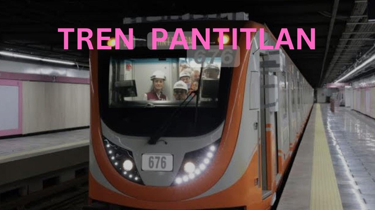 Explorando el hermoso tren de Pantitlán ! - YouTube