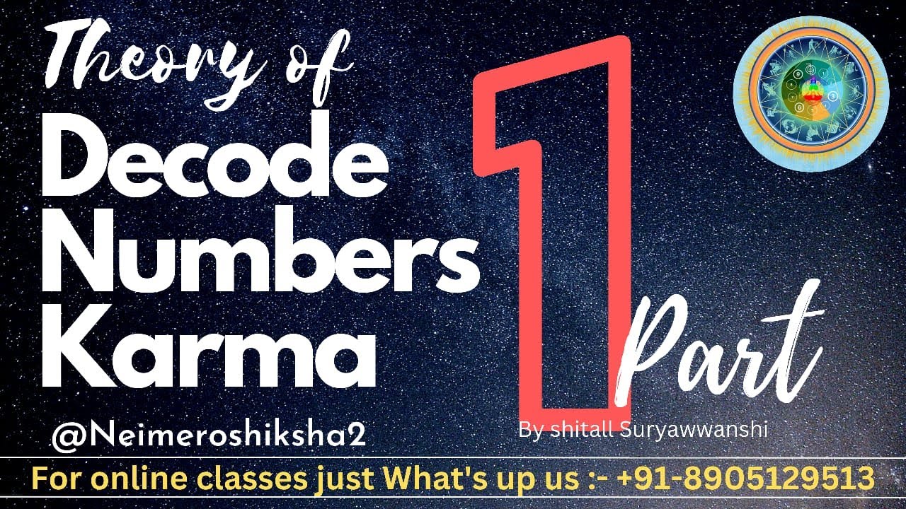 Decode Karma of Numbers I Numerology For Beginners: Numerology ...