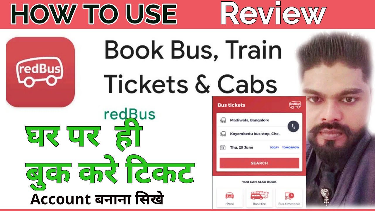 review redbus|redbus app|redbus book bus train tickets & cabs |redbus ...