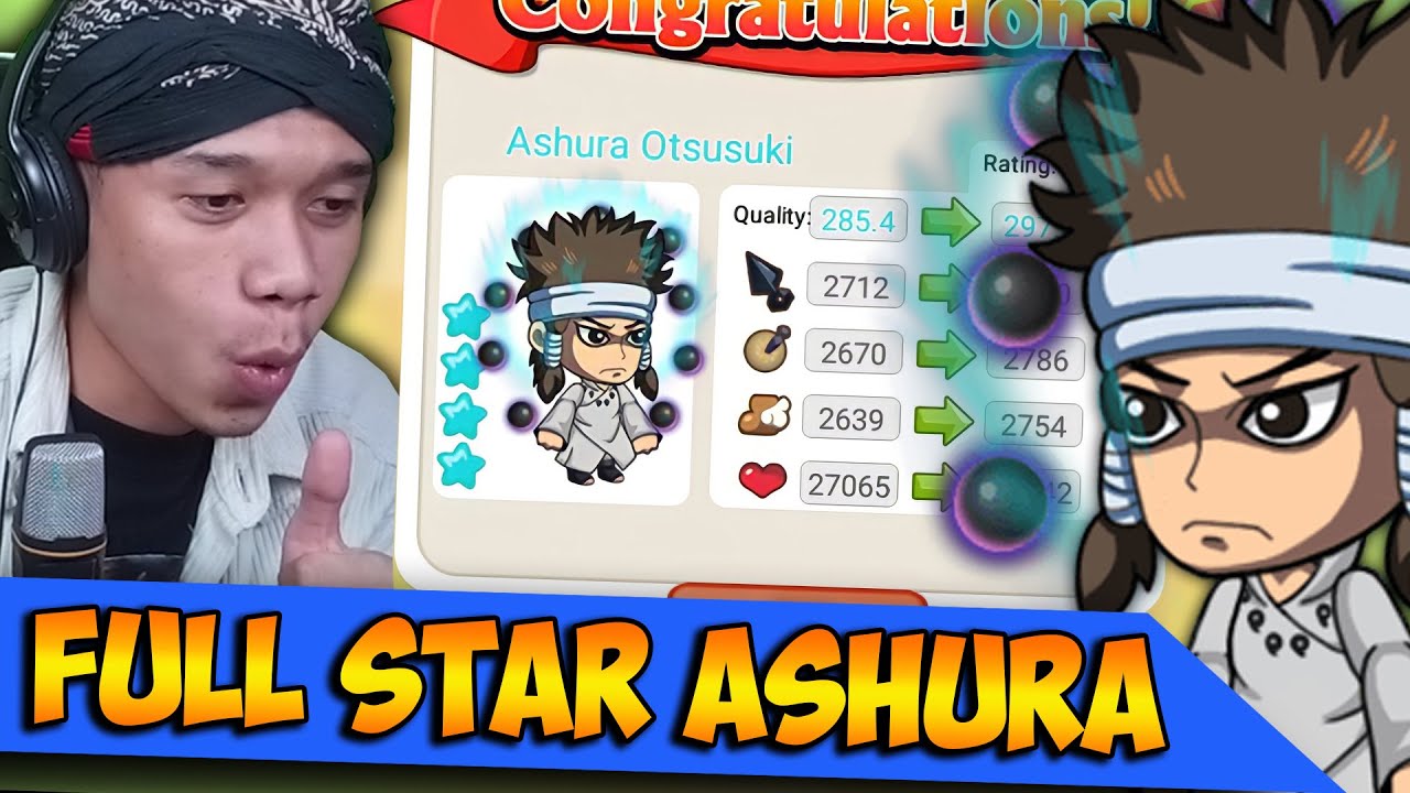 Full Star Ashura Otsutsuki Terlalu Gila ! Ninja Heroes New Era - YouTube