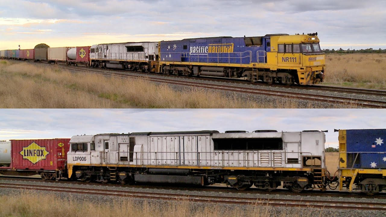 5MA5 Pacific National Container Train With NR111 & LDP006 (24/3/2022 ...