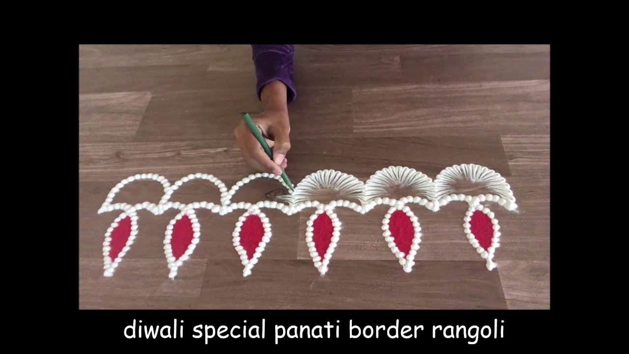 Panati | diya| deepam rangoli design for Deepawali | Vasubaras ...