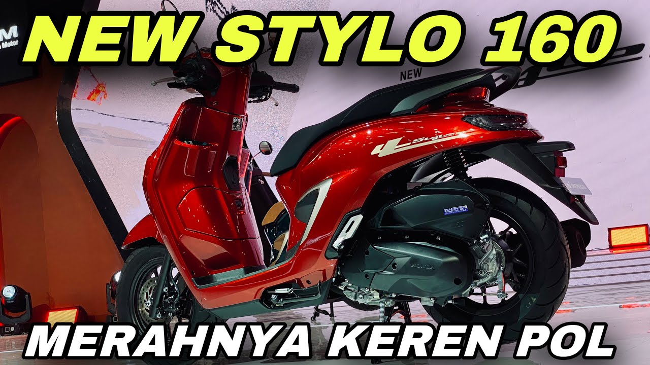 REVIEW NEW HONDA STYLO 160 CBS MERAH GLOSSY TIPE TERMURAHNYA 🔥🔥🔥JADI ...