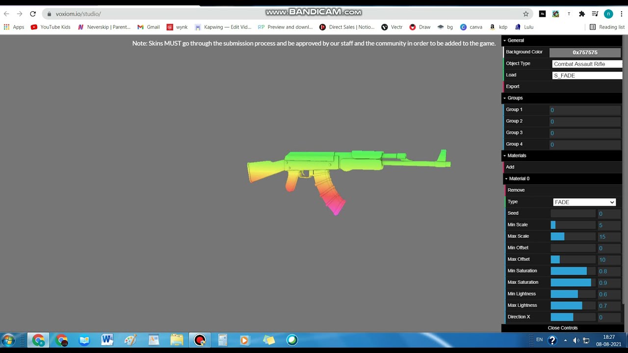 Voxiom.io#19{Make your own skin on voxiom.io} - YouTube