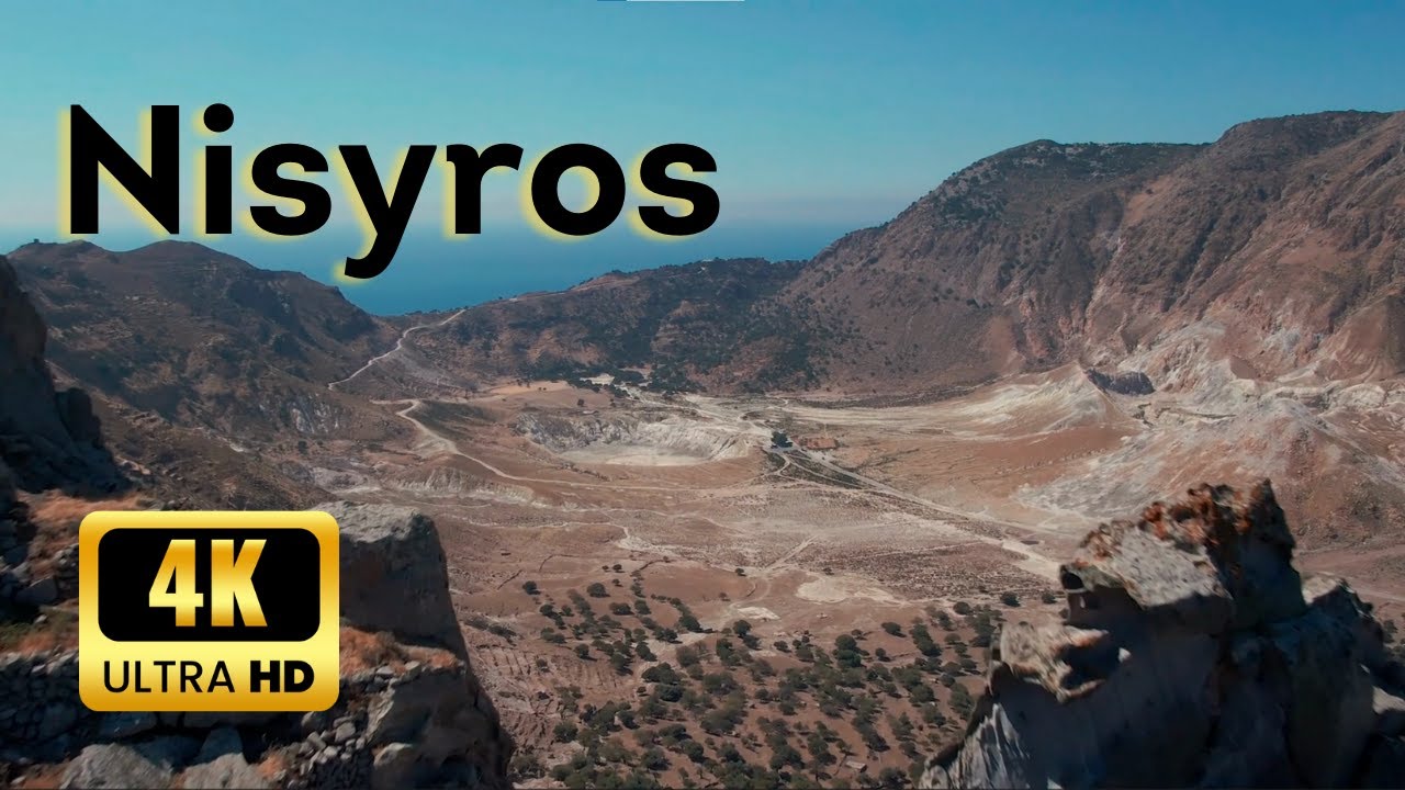 Kos Nisyros volcano island walking, Greece 4K - YouTube
