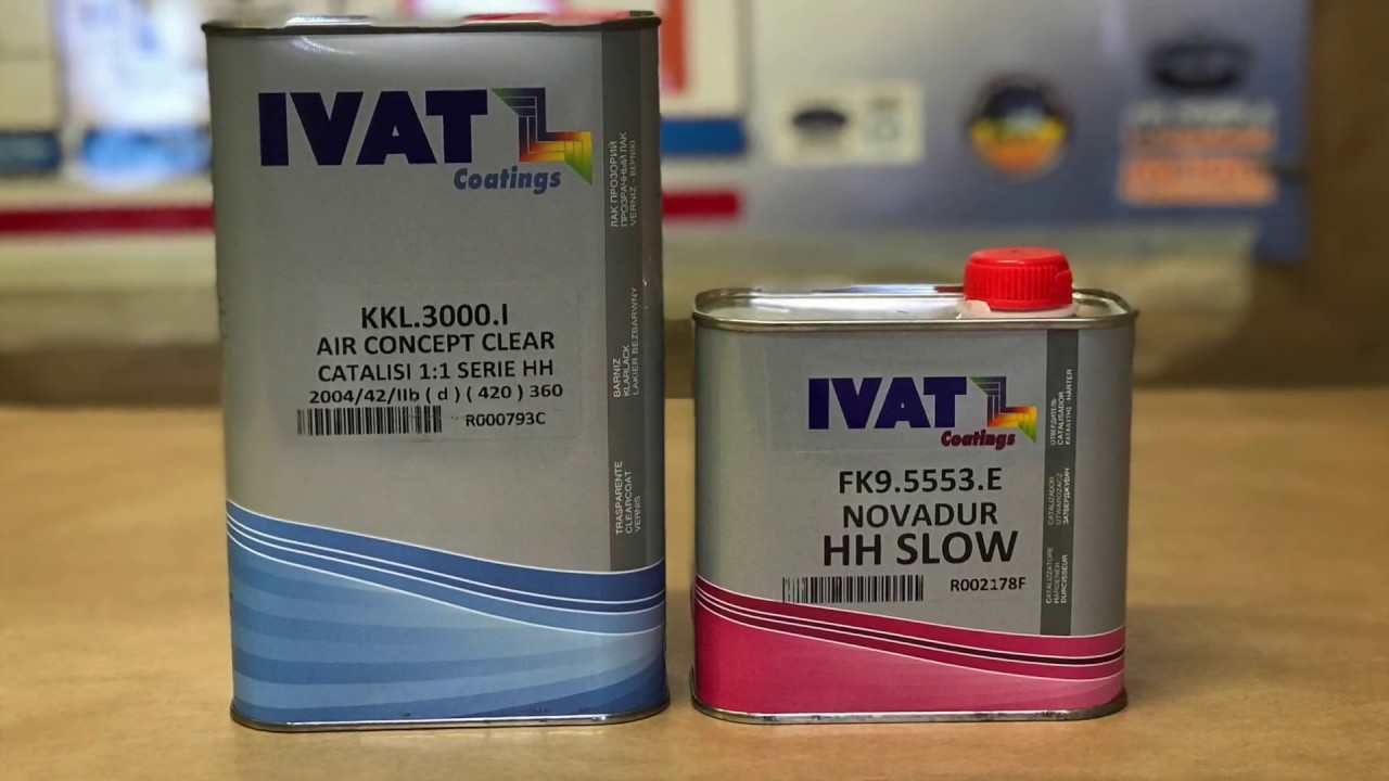 IVAT AIR CONCEPT CLEAR ultra szybki lakier bezbarwny - YouTube