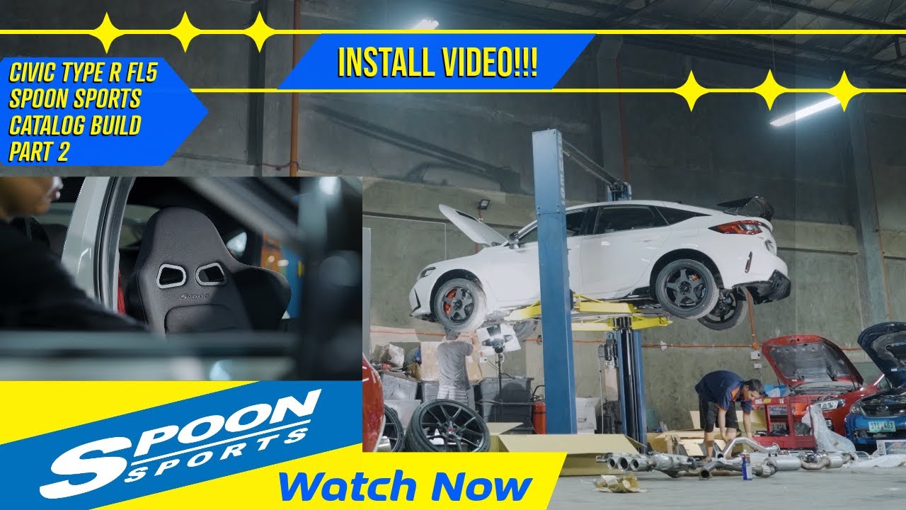 FL5 TYPE R CIVIC SPOON OVERLOAD BUILD - INSTALL - EP2 - YouTube