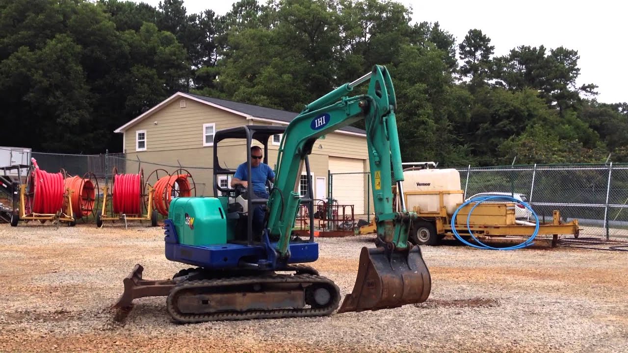 2007 IHI 35N2 Mini Excavator For Sale - YouTube