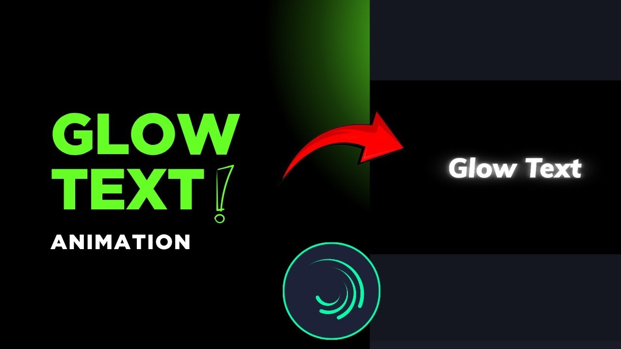 Smooth Glow Text Animation in Alight Motion | Easy Tutorial 2025 - YouTube