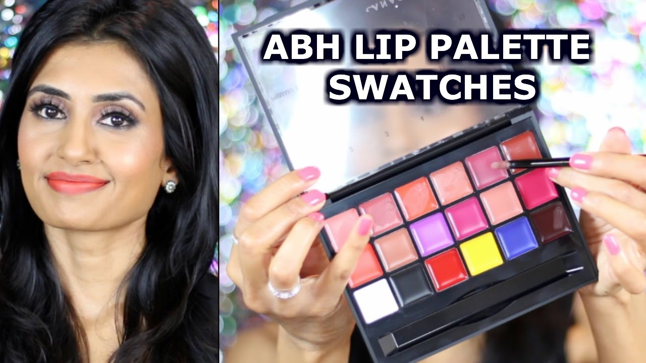 NEW ABH LIP PALETTE SWATCHES | REVIEW & DEMO | BewtyPie - YouTube