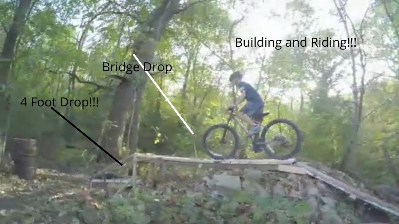 I Built a Bridge Drop(BMX)!!? - YouTube