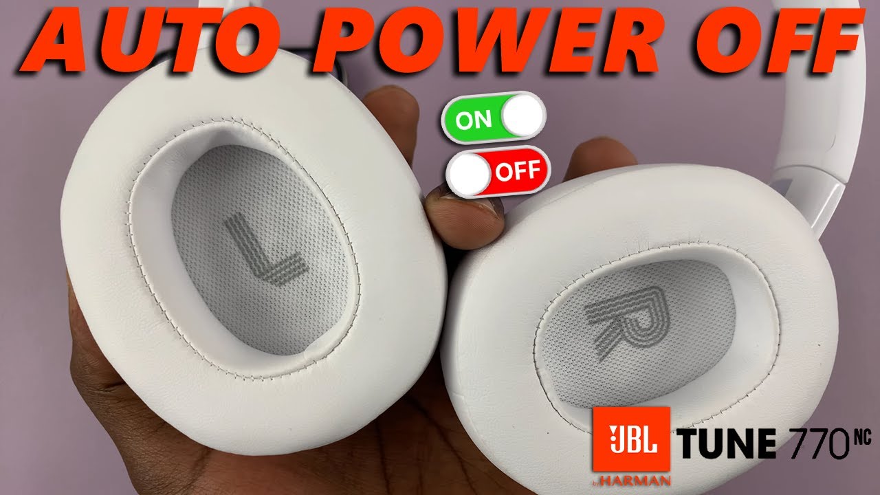 How To Enable / Disable 'Auto Power Off' On JBL Tune 770 NC Headphones ...