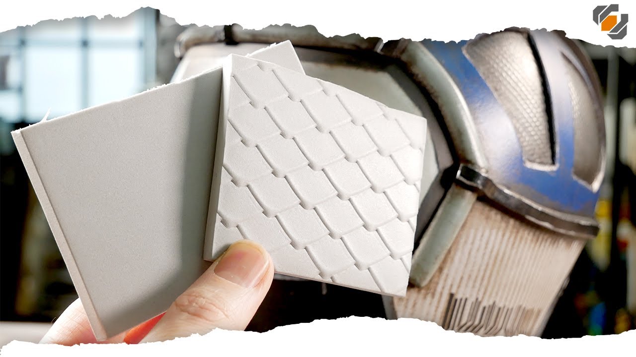 EVA Foam Texture Stamps - 3D Printed STLs - YouTube