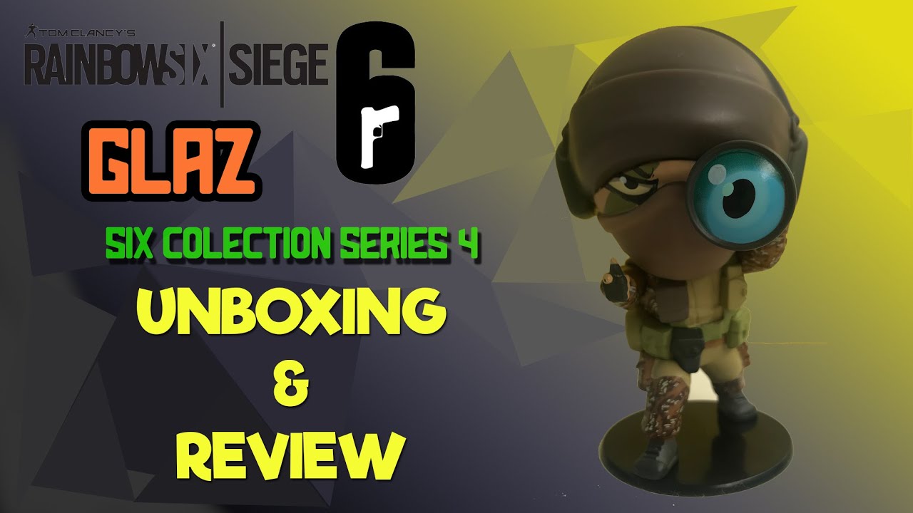 Rainbow Six Siege - Glaz Chibi Figure Six Collection Series 4 Unboxing ...