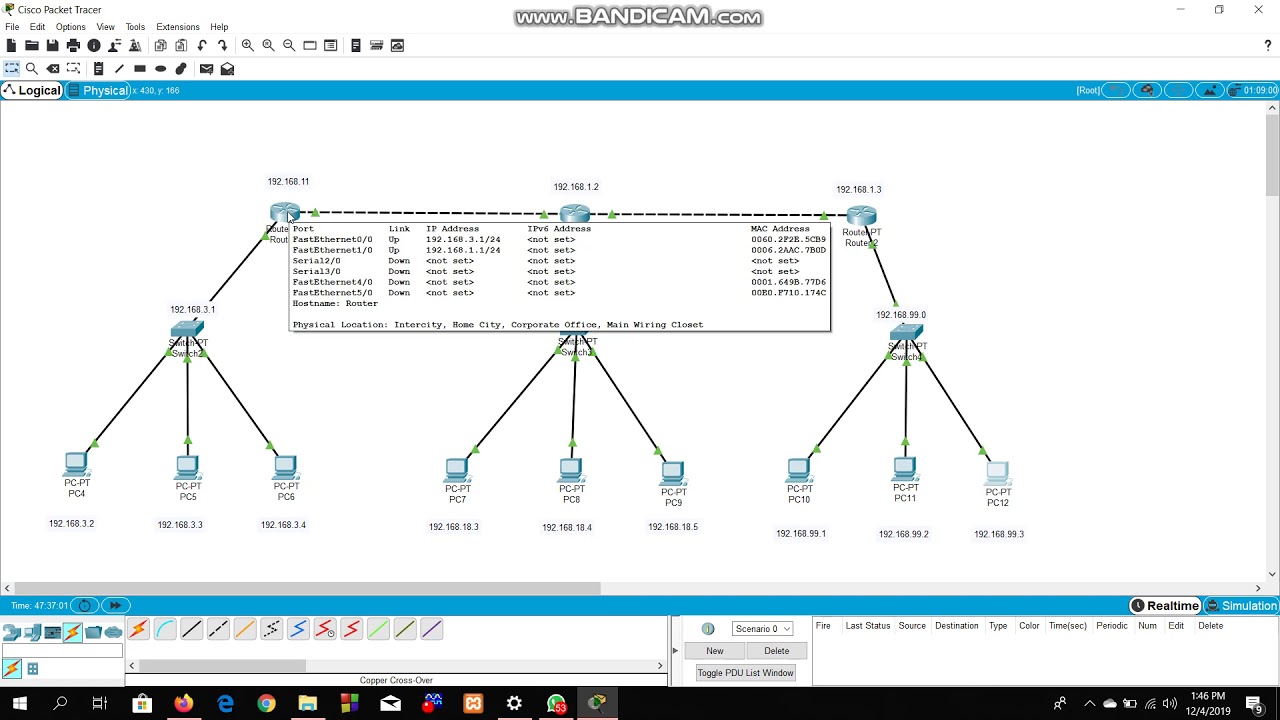 Simulasi jaringan komputer dan komunikasi data dengan cisco packet ...