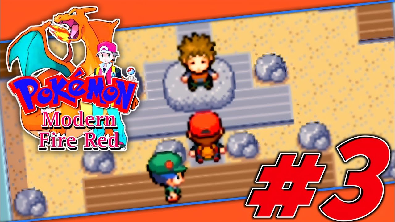 Pokemon Modern Fire Red 🍒 Gameplay Part - 3 | "Pewter Gym" | Skyfer ...