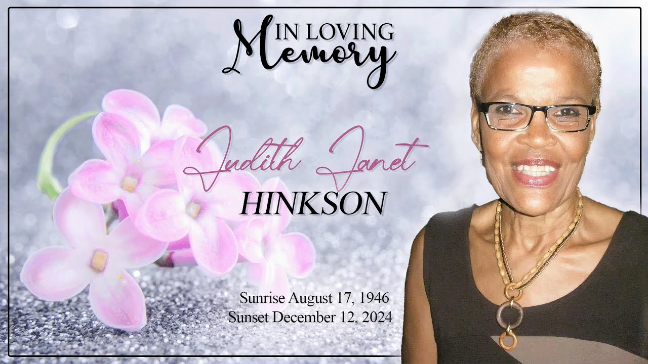 Celebrating the Life of Judith Hinkson - YouTube