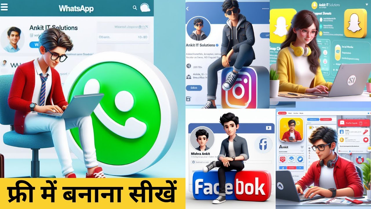 How to Make Trending 3D AI Social Media Profile Name images Viral Photo ...