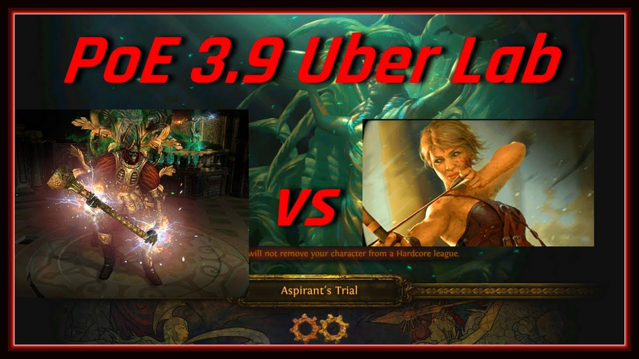 Path of Exile 3.9 - Uber Lab vs Explosive Arrow Build - gameplay - YouTube