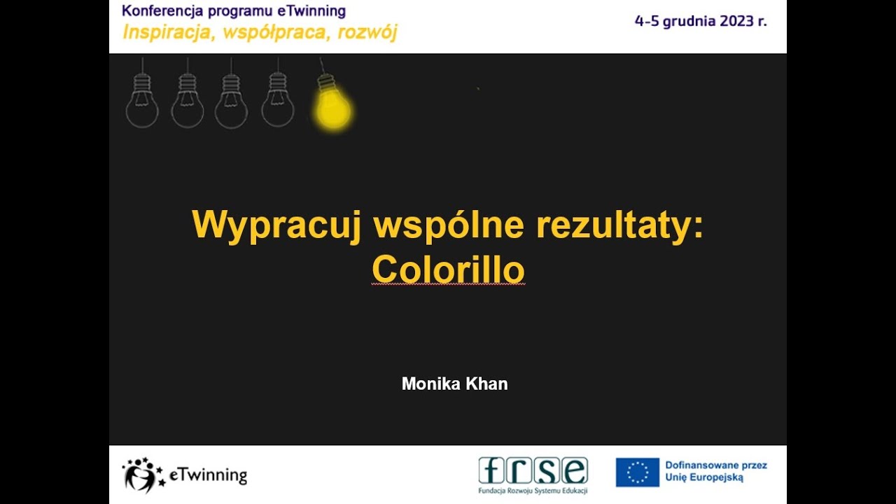 05.12.2023 - Warsztat: Wypracuj wspólne rezultaty: Colorillo - YouTube