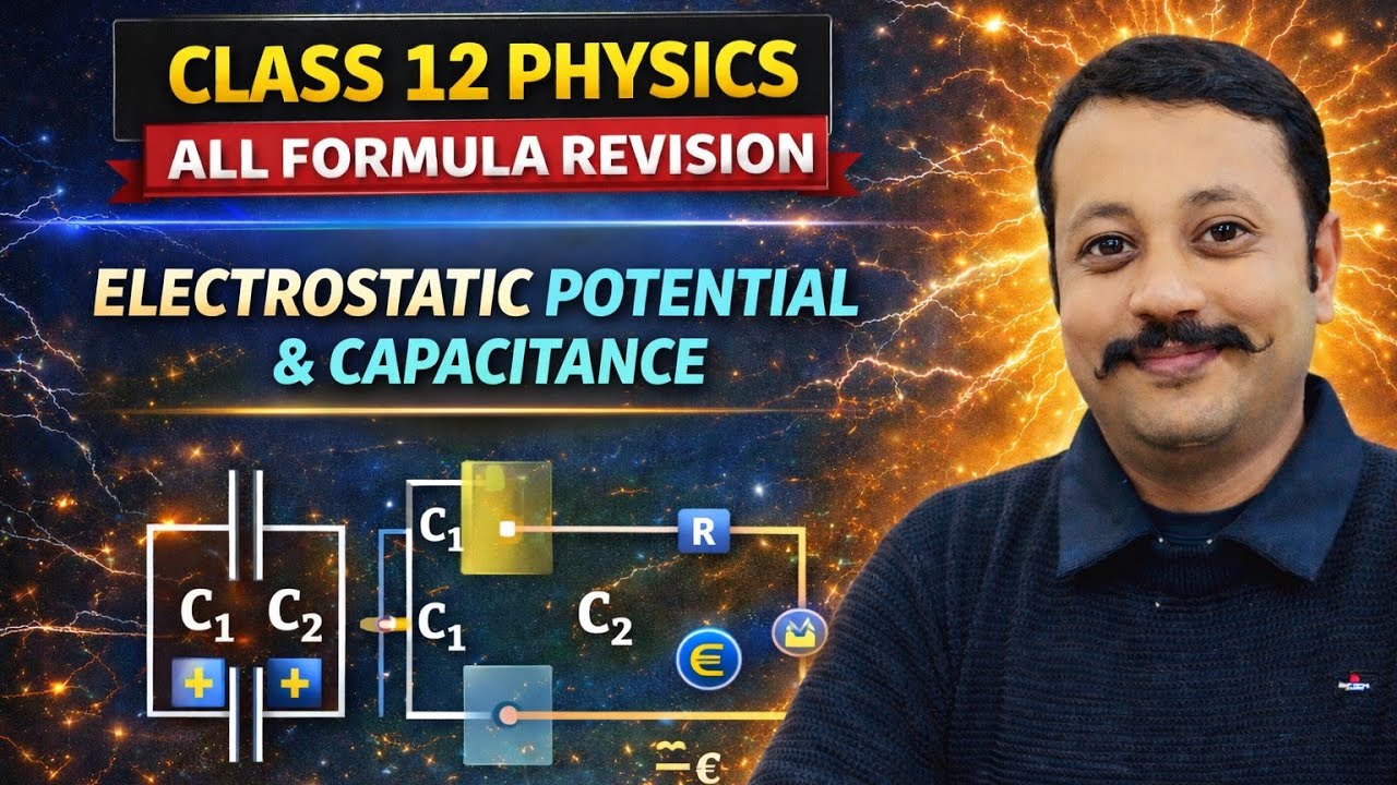 Class 12 Physics 🔥 All Formula Revision | Electrostatic Potential ...