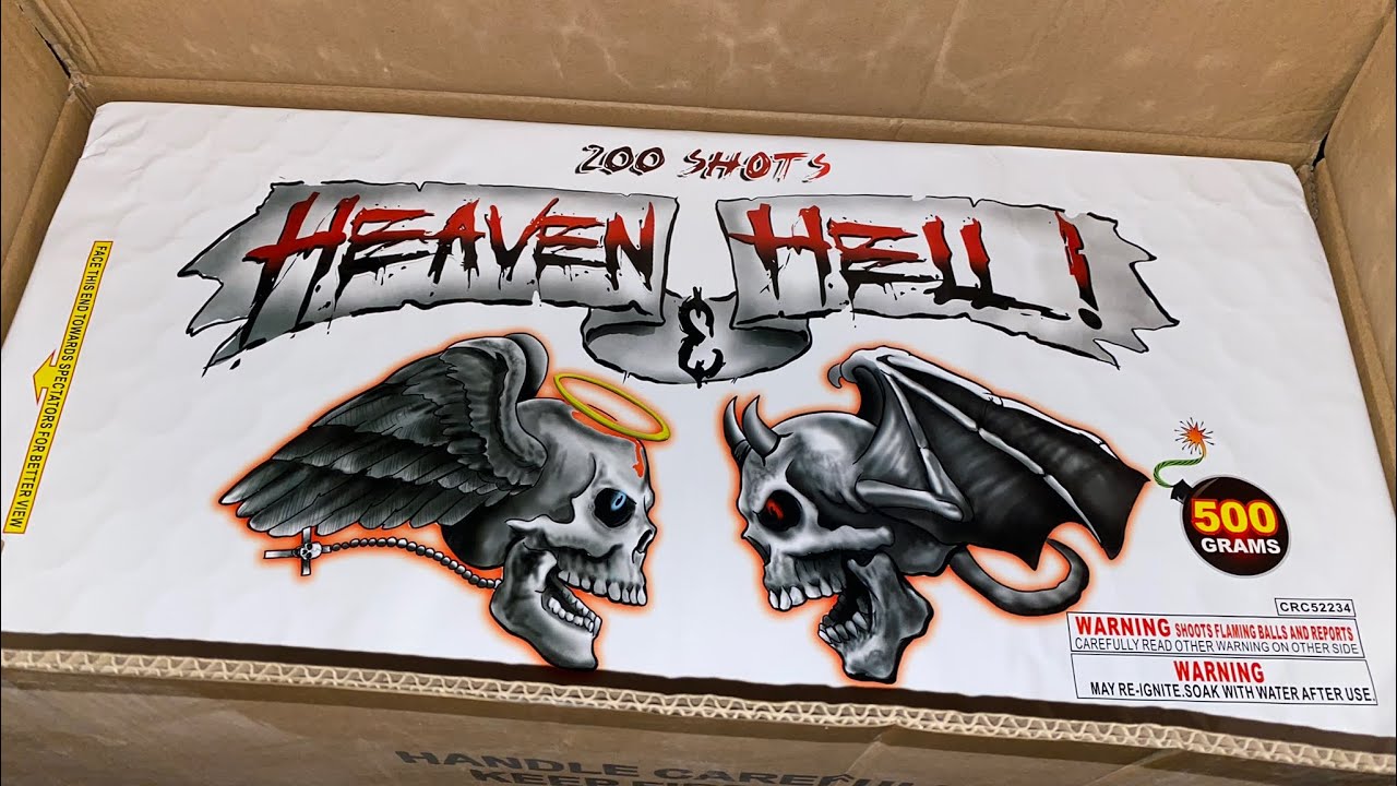 Heaven & Hell 200 shots #Midwestpyro #217 #pyroaddicts - YouTube