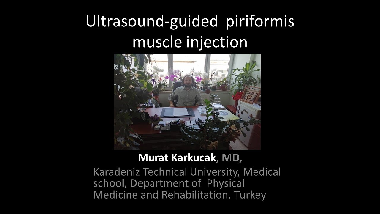Ultrasound-guided piriformis muscle injection, by Prof Murat Karkucak ...