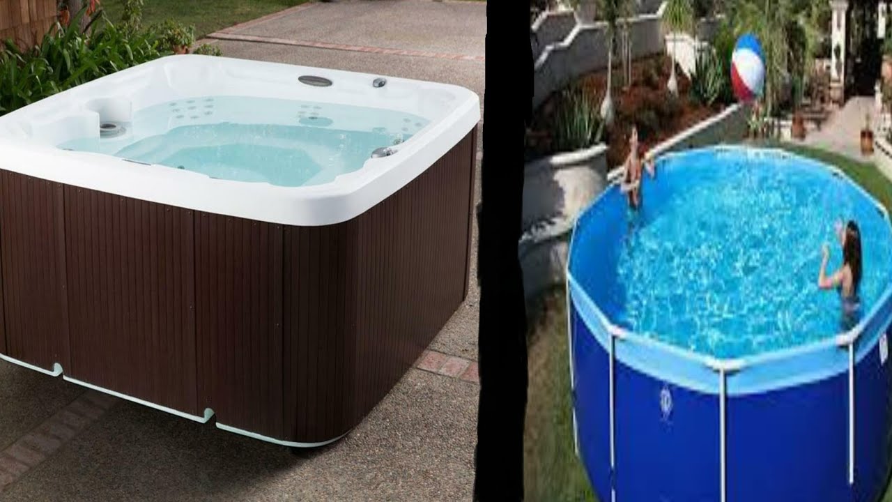 Hot tub pool challenge - YouTube
