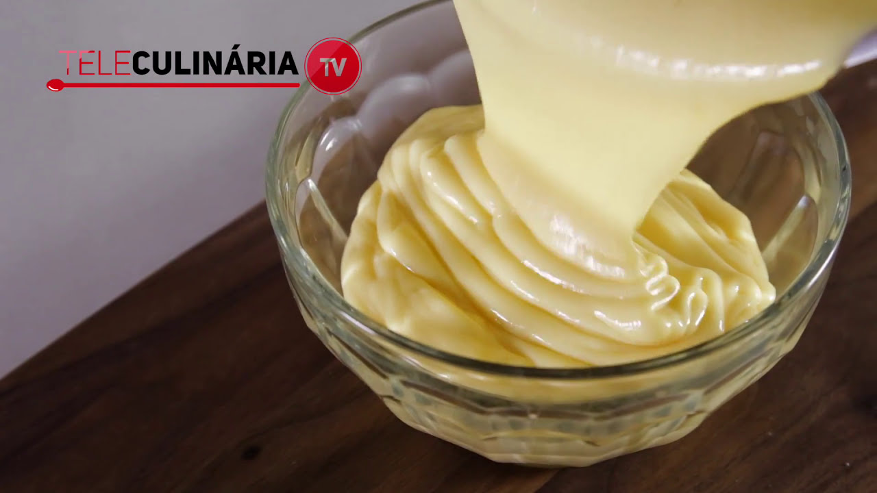 Creme pasteleiro - TeleCulinária - YouTube