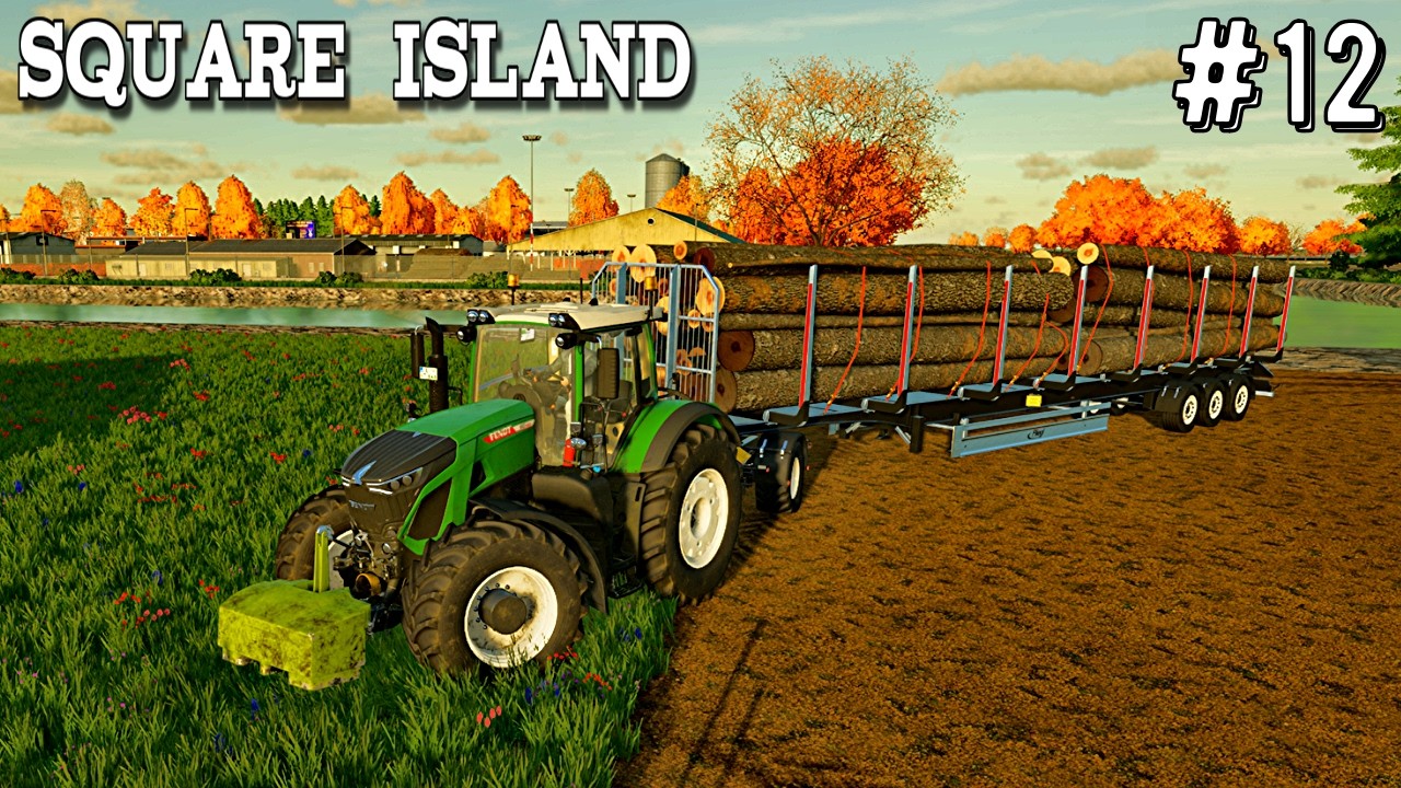 farming Simulator 22 Square Island Map Timelapse Ep #12 Mega Farm fs22 ...