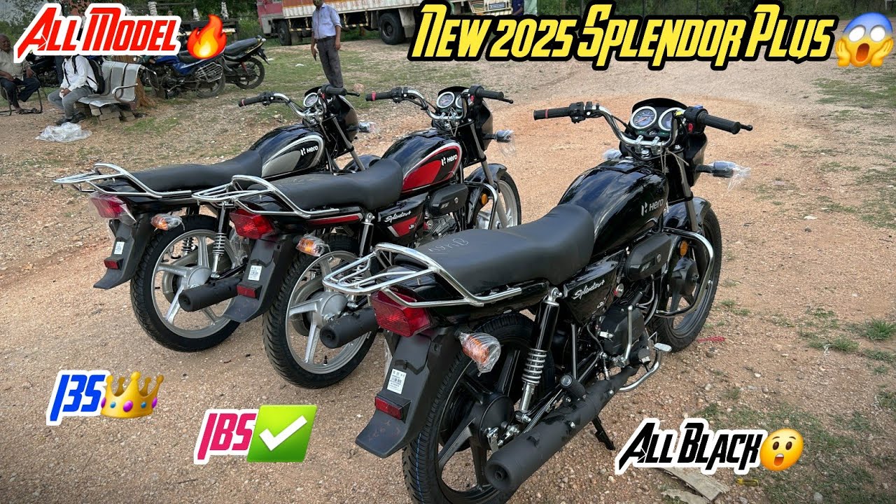 Finally 2025 New Hero Splendor Plus All Model Review | On Road Price ...