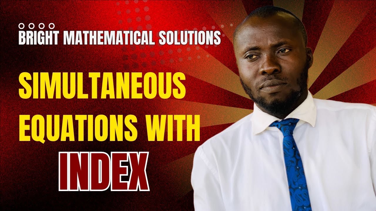 Simultaneous Equation With Index - YouTube