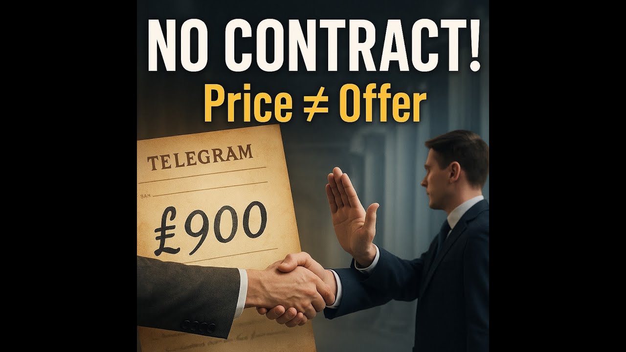 Harvey v Facey Explained: When a Price Quote Is Not an Offer - YouTube