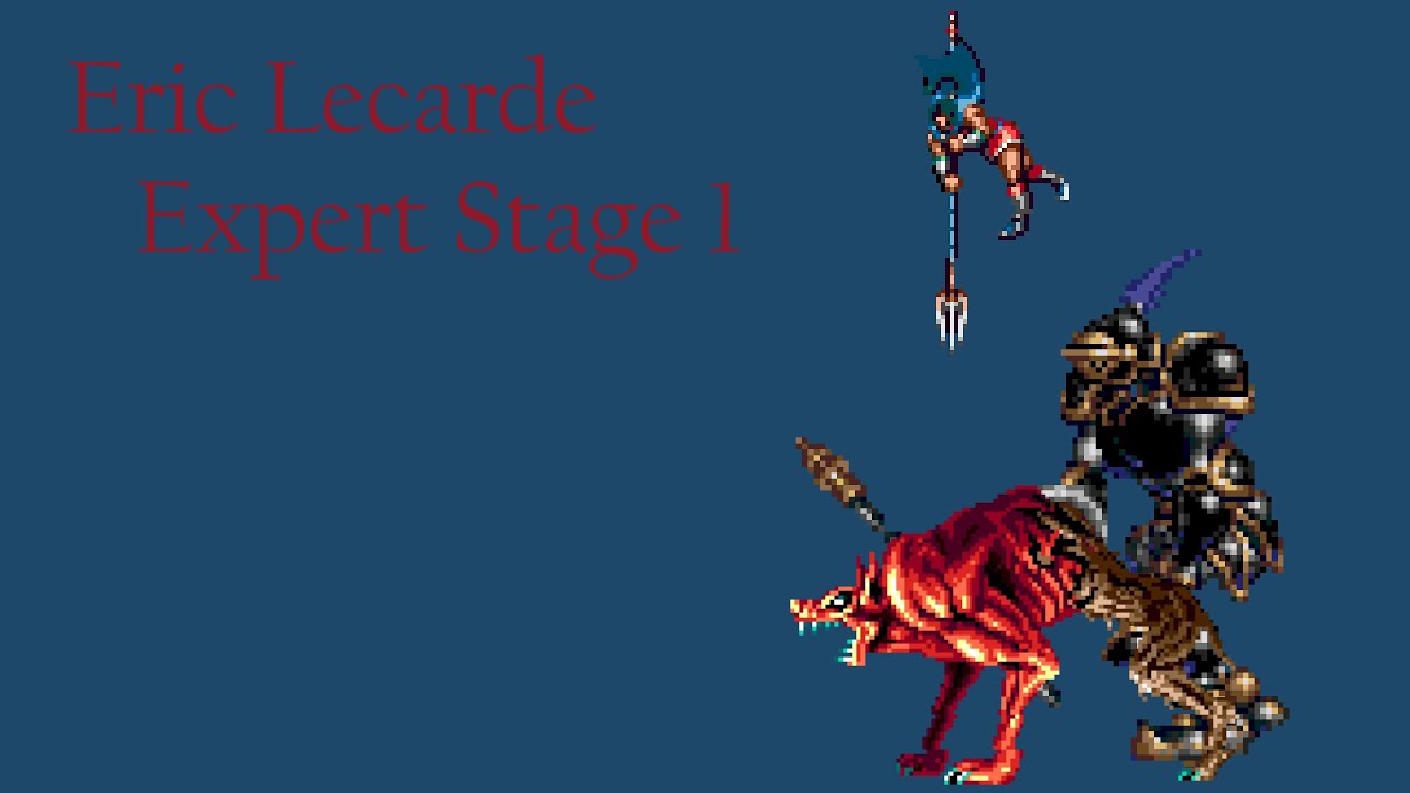 Castlevania Bloodlines: Expert Stage 1 (Eric Lecarde) - YouTube