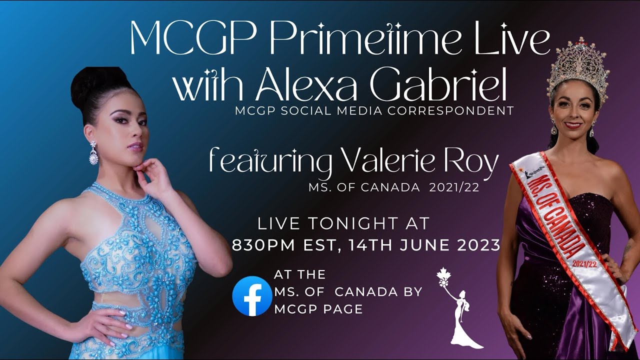 MCGP Primetime Live with Alexa Gabriel featuring Valerie Roy - YouTube