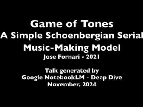 Game of Tones: A Simple Schoenbergian Serial Music-Making Model